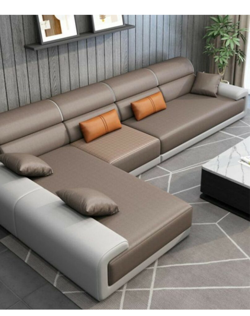 Regusa Beautiful L shaped sofa | Buy Furniture Uganda